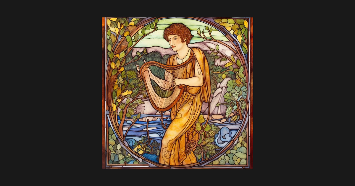 Orpheus Greek mythology - Art Nouveau - T-Shirt | TeePublic