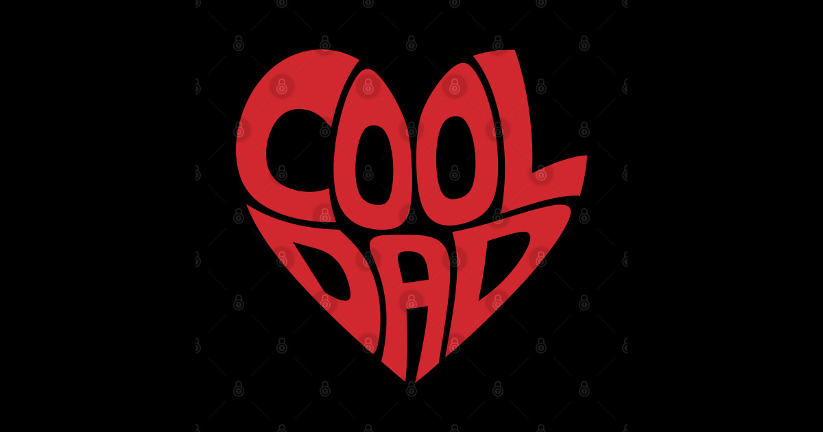 Cool Dad – Bold and Stylish Design - Cool Dad - Sticker | TeePublic