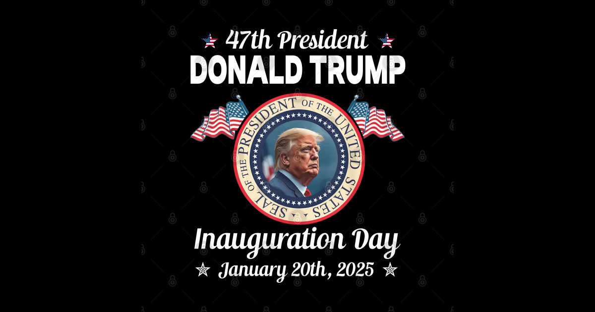 President Donald Trump Inauguration Day 2025 Memorabilia - President ...