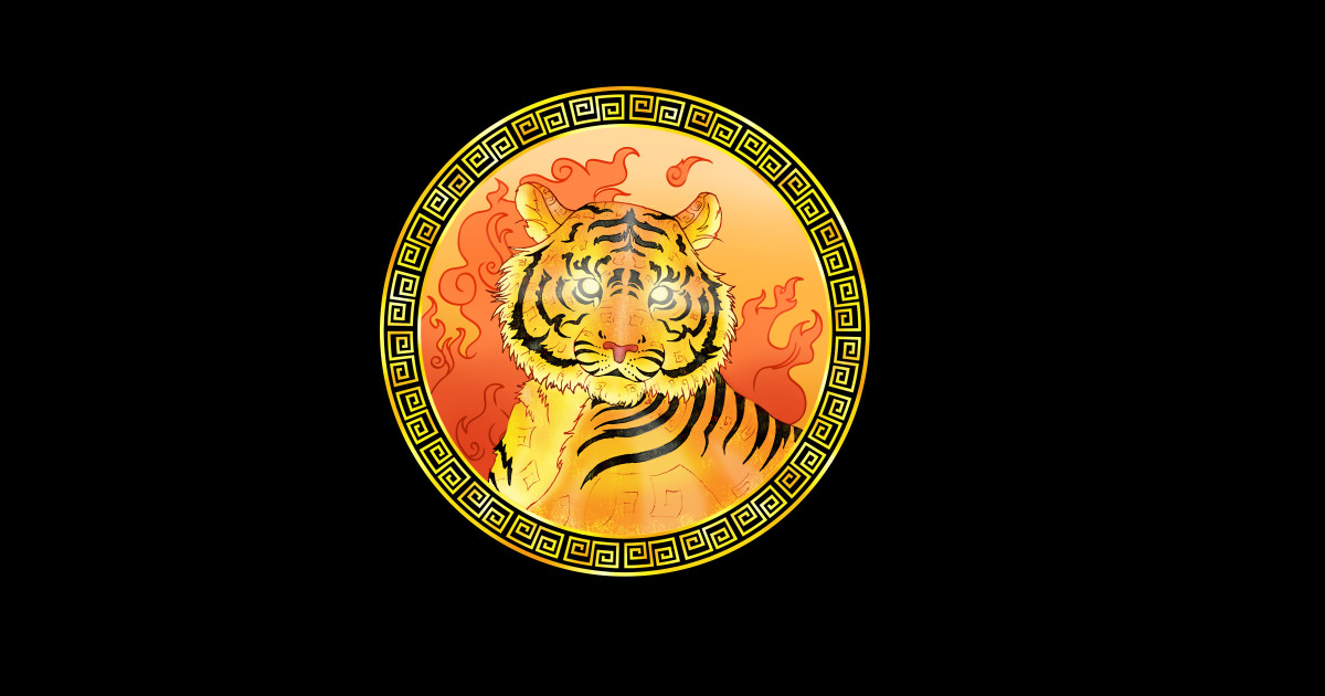 Year of the Tiger Fire Element - Tiger - Posters and Art Prints | TeePublic