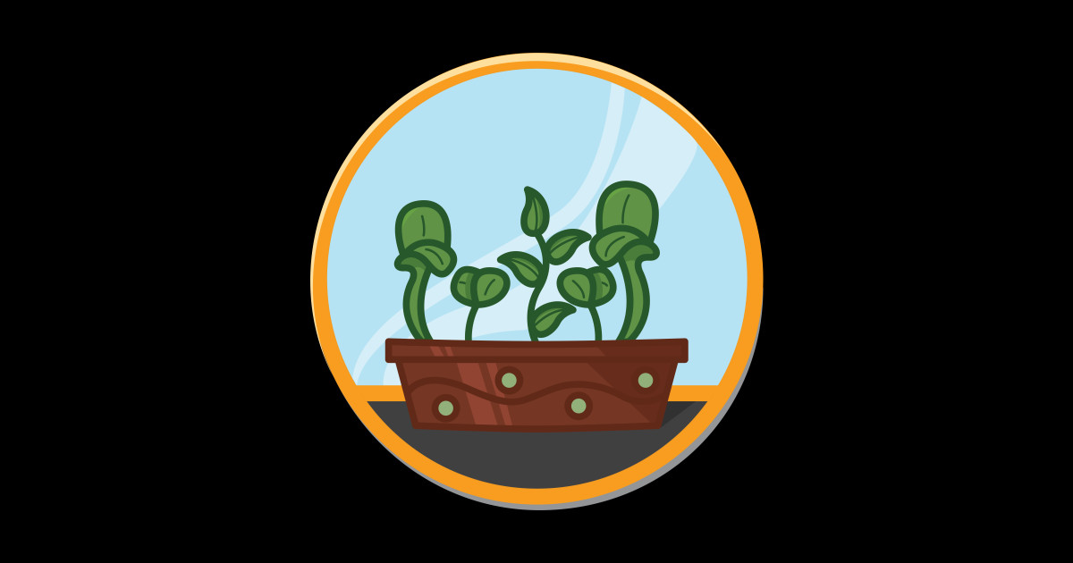 Growing seeds - Seeds - Sticker | TeePublic