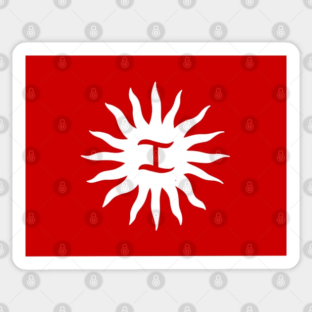 FILIPINO REVOLUTIONARY FLAG TAGALOG - Jollibee - Sticker | TeePublic