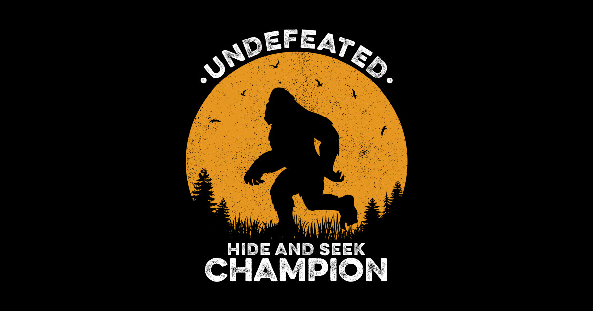 Hide and Seek World Champion - Retro Bigfoot - Hide And Seek World ...