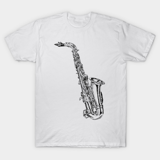 Saxophone - Saxophone - T-Shirt | TeePublic