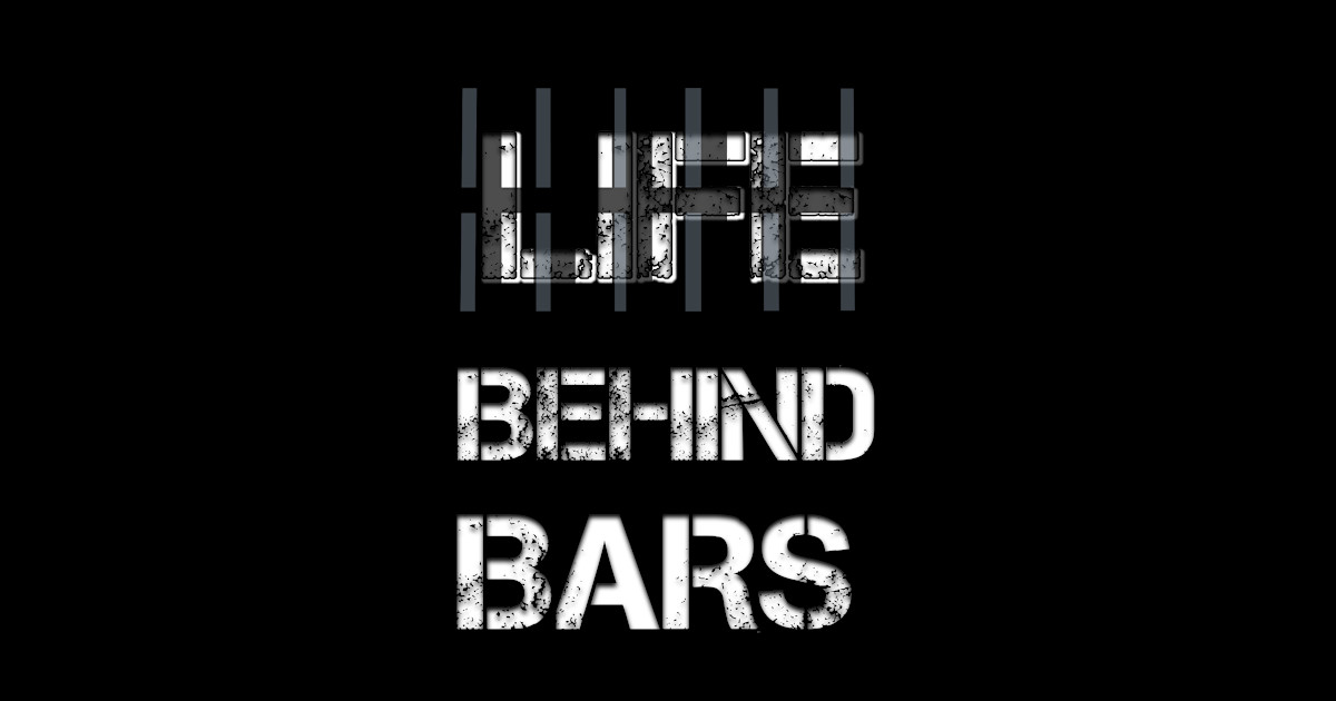 Life behind bars - Cartoons - Sticker | TeePublic