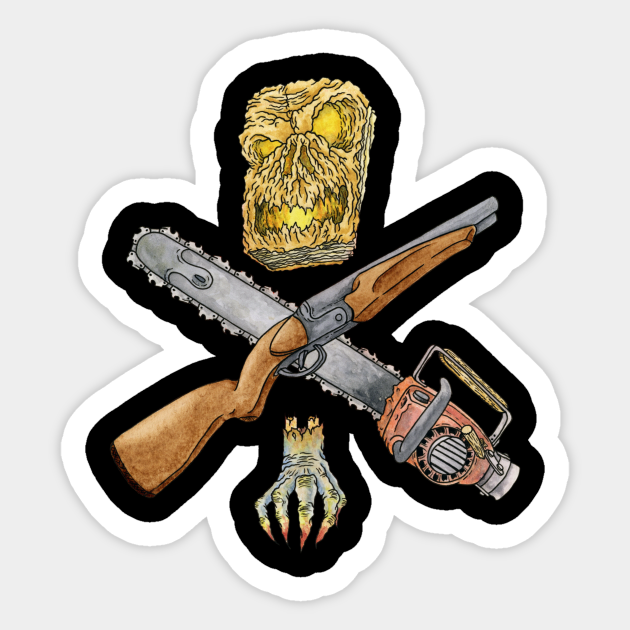 Evil Dead Crest - Evil Dead - Sticker | TeePublic