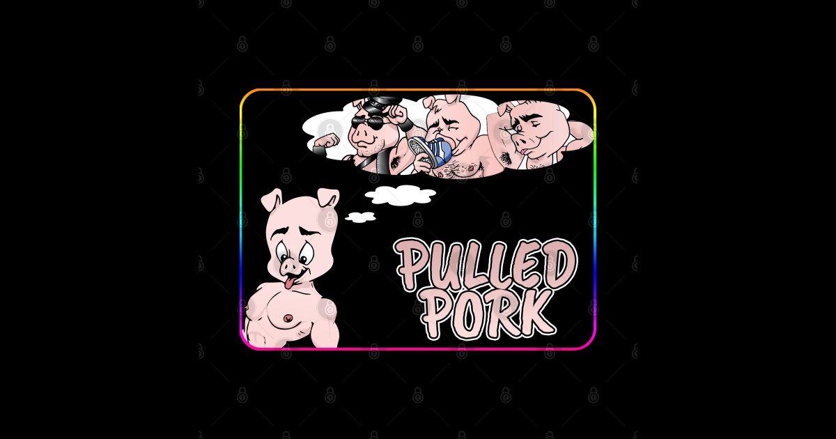 Pulled Pork - Pulled Pork - Sticker | TeePublic