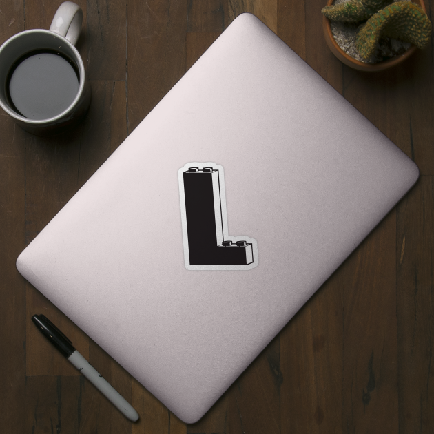 THE LETTER L - Minifig - Sticker | TeePublic