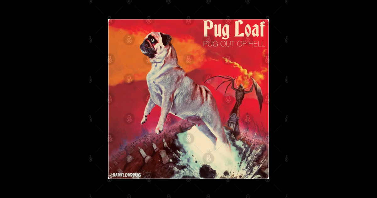 PUG OUT OF HELL - Hell - Pin | TeePublic