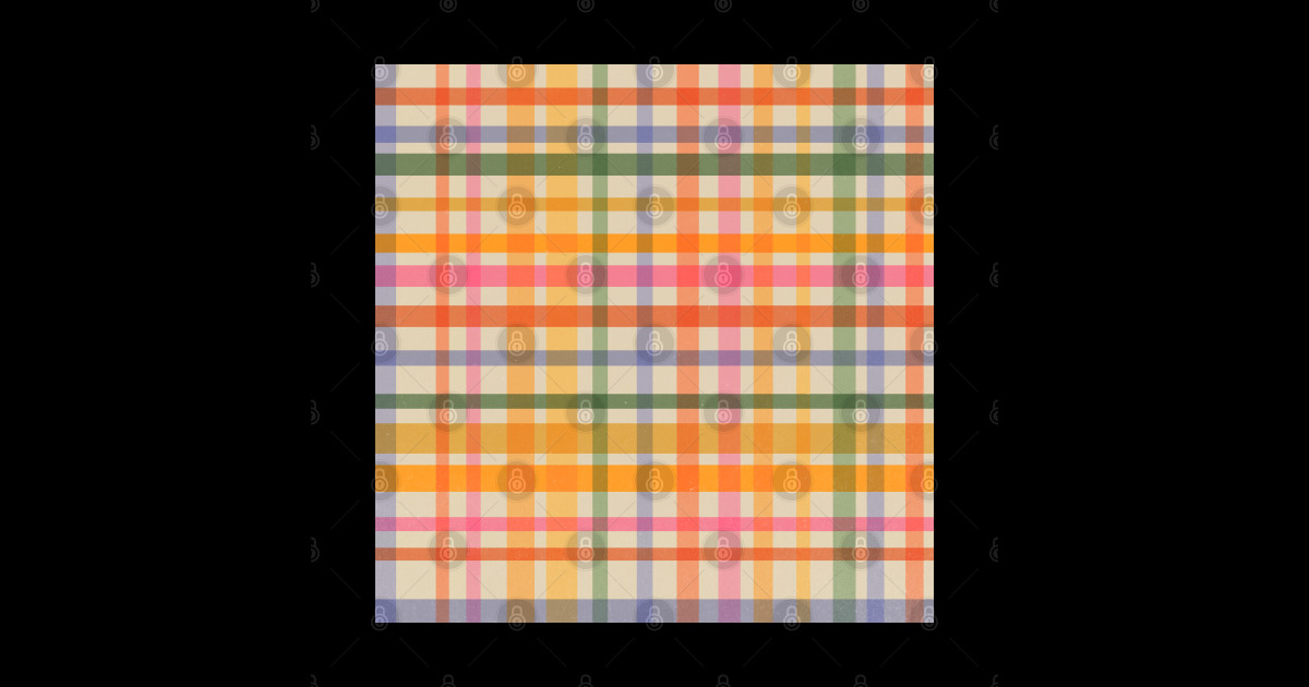 Rainbow Gingham Pattern Retro Cottagecore Cute - Rainbow Gingham ...