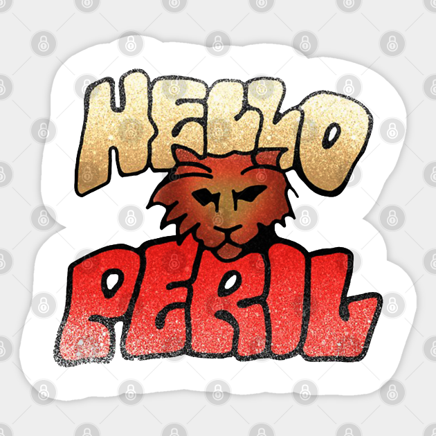 hello peril logo - Hello Peril Logo - Sticker | TeePublic