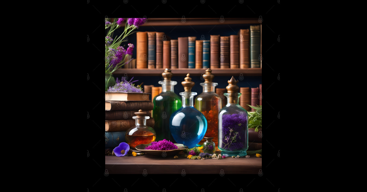 Apothecary Potions - Potions - Sticker | TeePublic