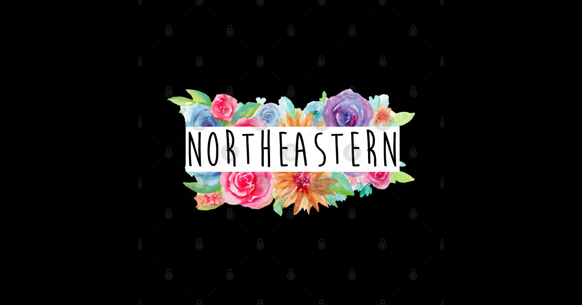 Northeastern University - University - Sticker | TeePublic