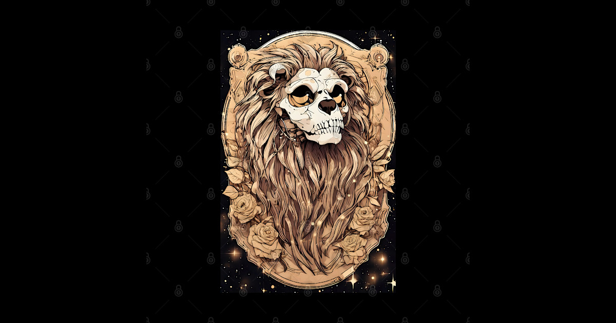 Leo skeleton - Leo - Sticker | TeePublic
