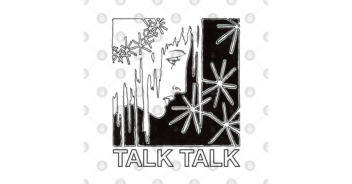 Talk Talk • • • Retro Style Aesthetic Design - Talk Talk - T-Shirt ...