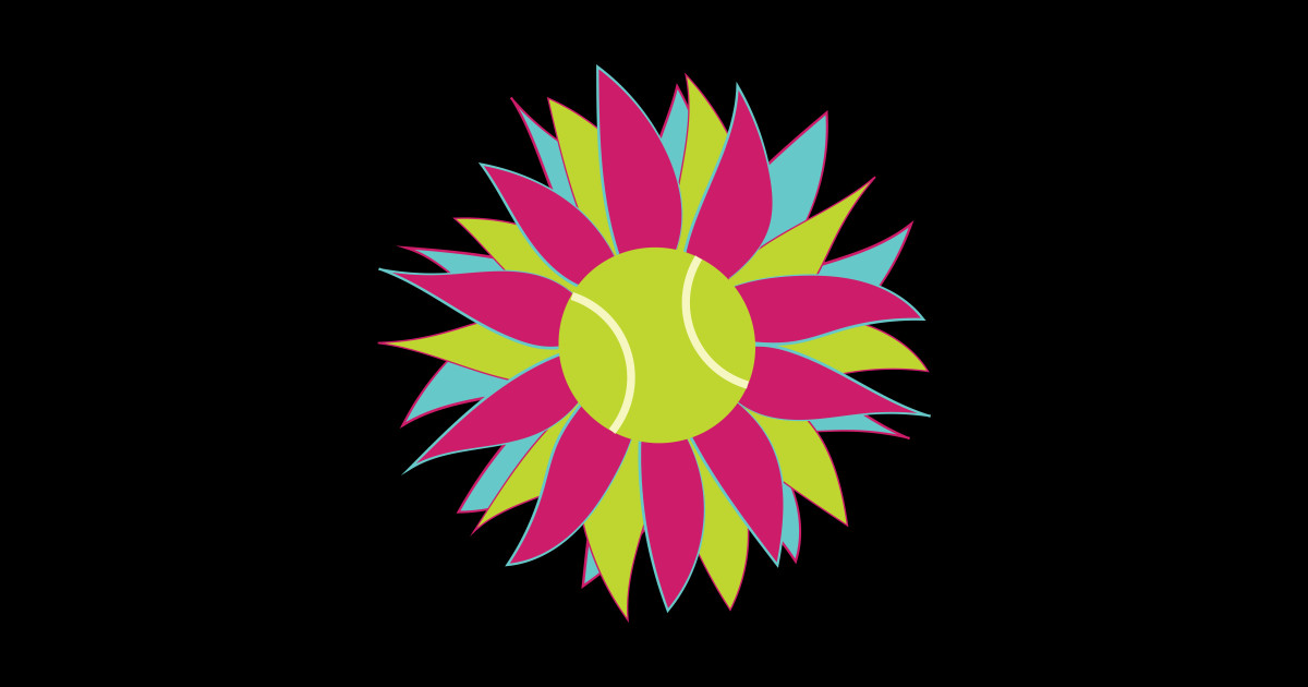 Padel Flower - Padel - Sticker | TeePublic