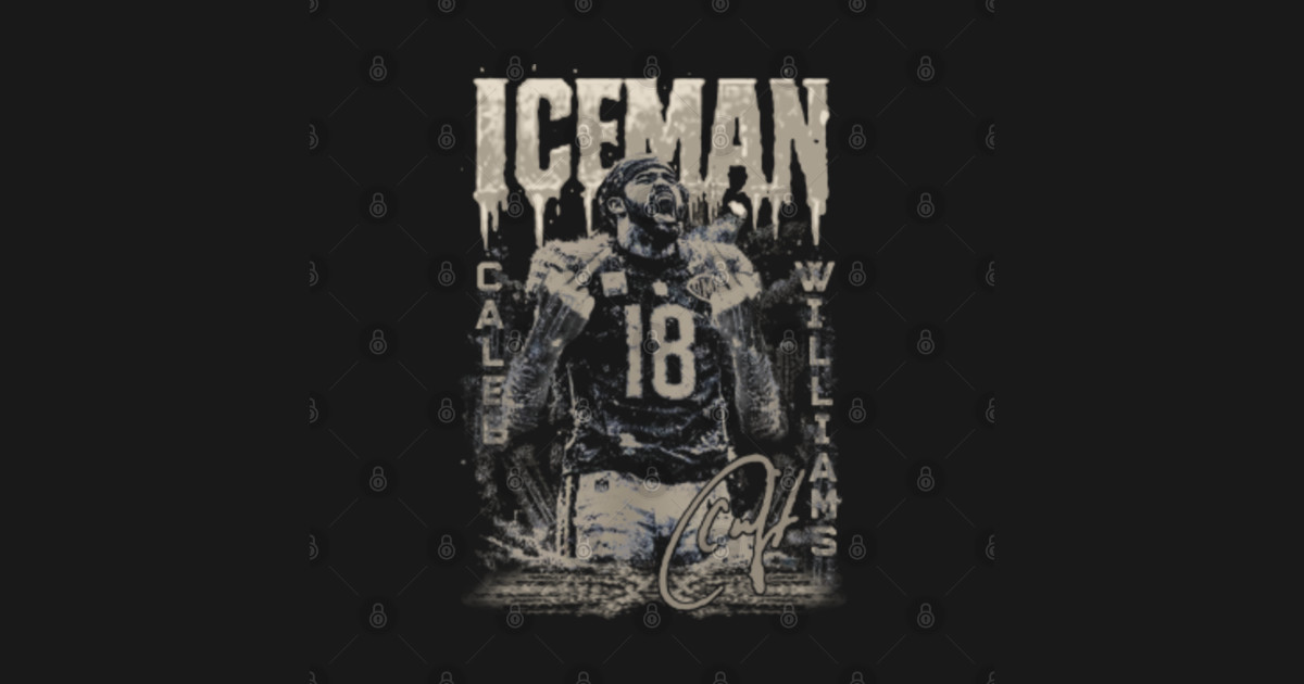 Cool Caleb Williams - Chicago Iceman Flipping the Bird - Caleb Williams ...