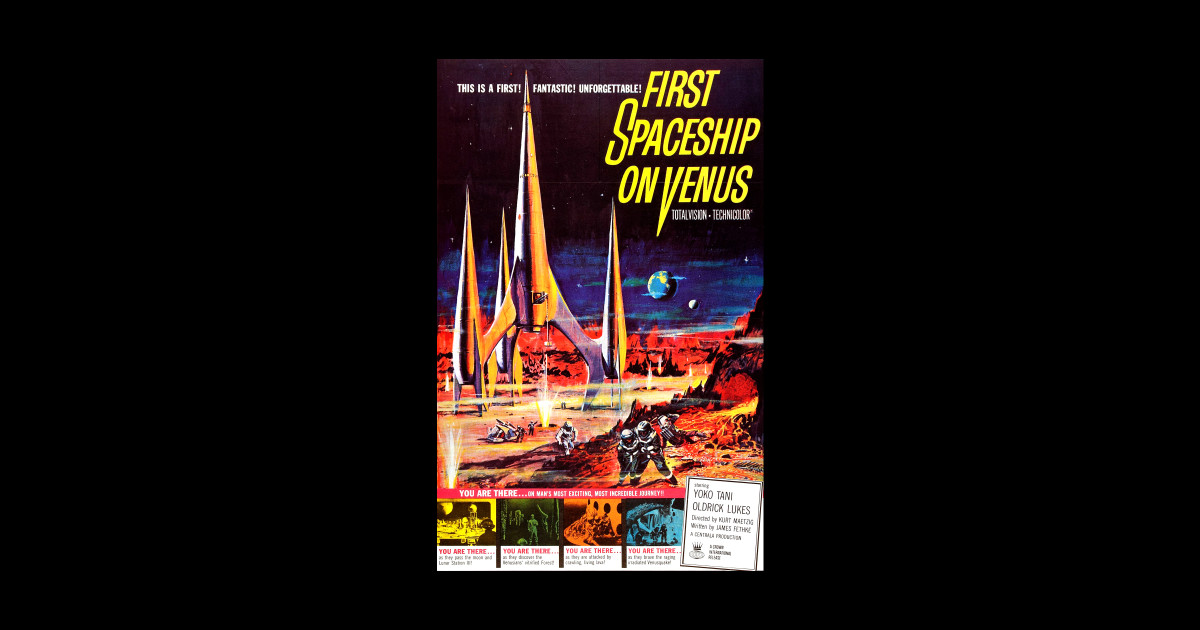 Classic Science Fiction Movie Poster - First Spaceship on Venus ...