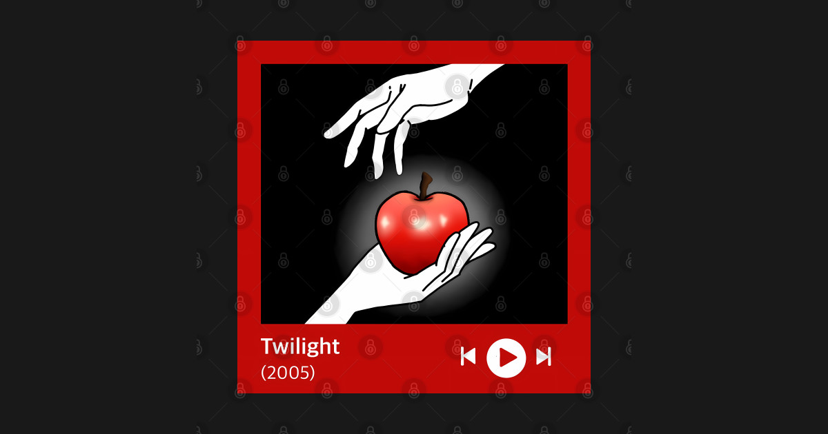 Twilight Spotify Cover Image - Custom Twilight Theme - T-Shirt | TeePublic