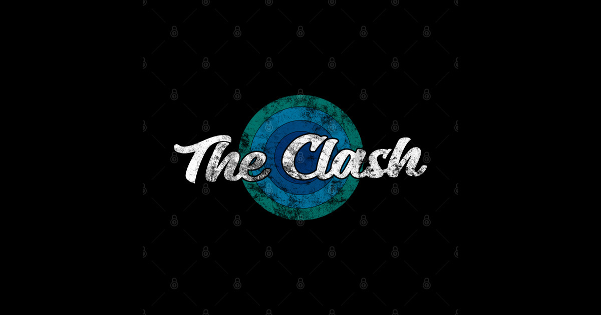 Vintage The Clash - The Clash - Sticker | TeePublic