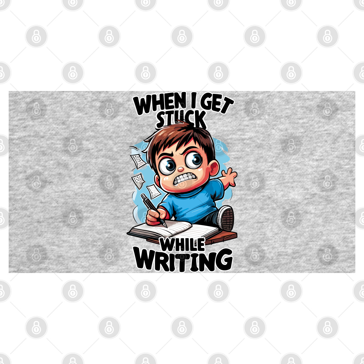 When I Get Stuck While Writing - Journaling - T-Shirt | TeePublic