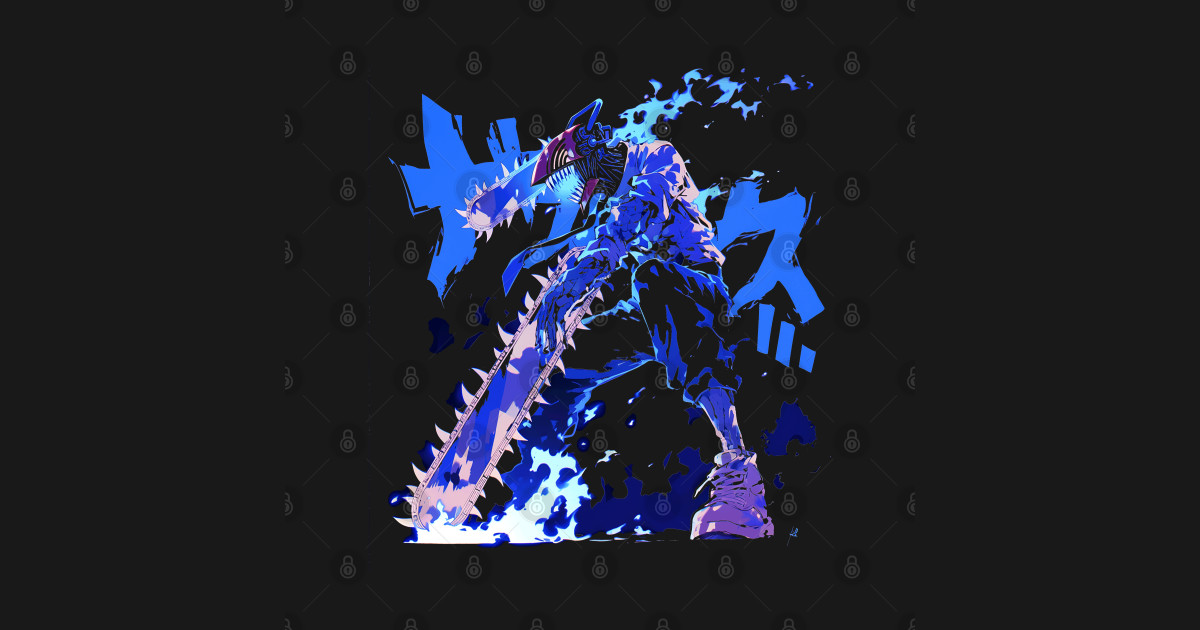 Denji in Chainsaw Man Action Pose - Denji - T-Shirt | TeePublic