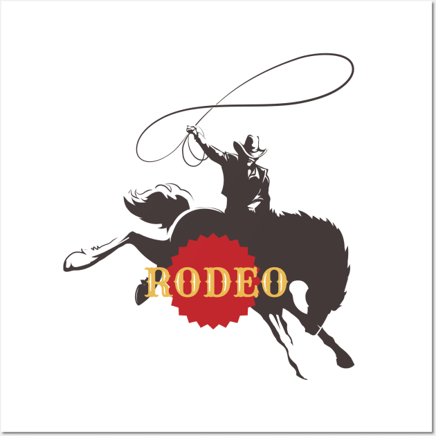 Cowboy Ride Bucking Horse - Rodeo Cowboy - Posters and Art Prints ...