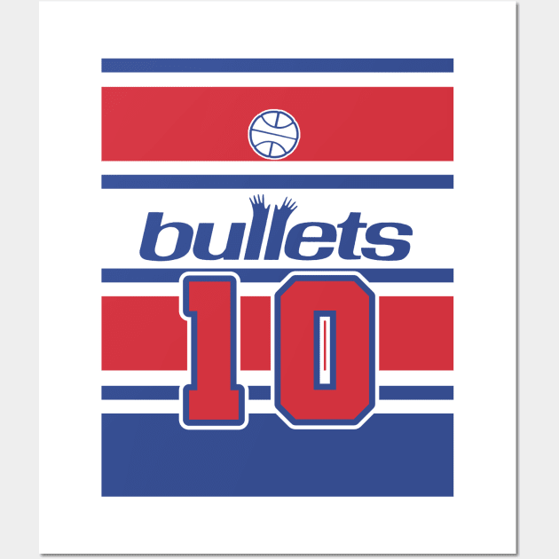 MANUTE BOL Jersey (Front/Back Print) - Washington Bullets - Posters and ...
