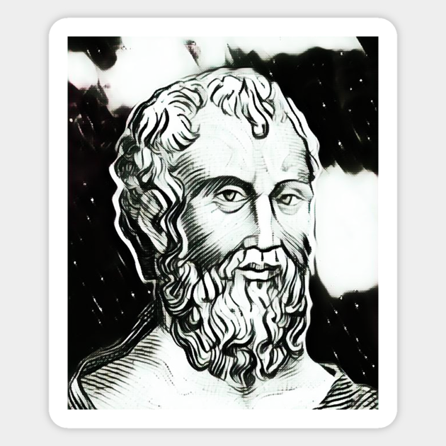Zeno of Citium Black And White Portrait | Zeno of Citium Artwork 4 ...