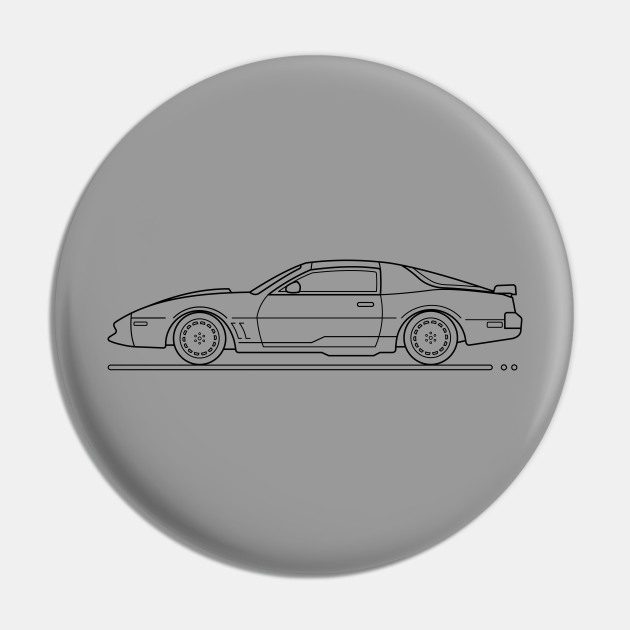KITT Knight Rider B - Kitt Knight Rider - Pin | TeePublic
