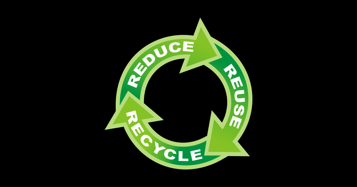 Reduce Reuse Recycle Circle - Recycle - Sticker | TeePublic