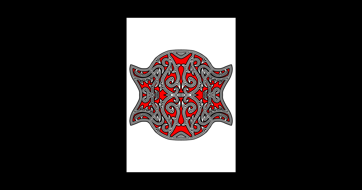 batik gorga batak motif 3 - Batik Gorga Batak Motif 3 - Sticker | TeePublic