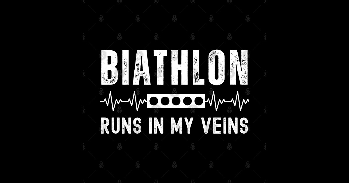Biathlon Athlete - Biathlon - Sticker | TeePublic