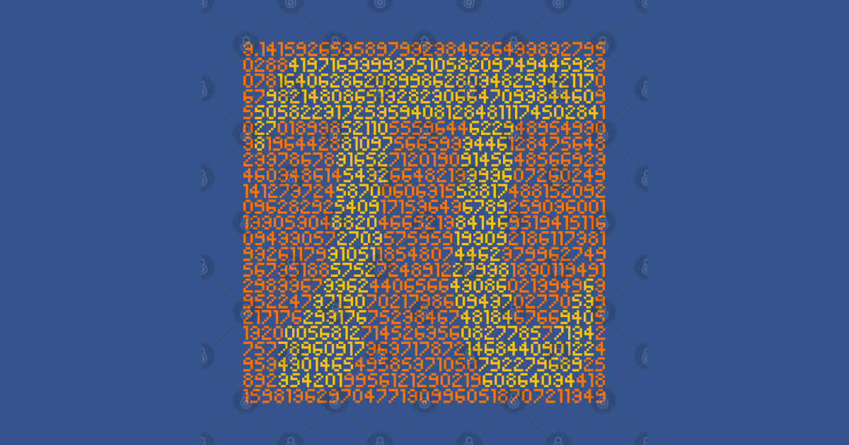 Pi Grid - Pi - T-Shirt | TeePublic