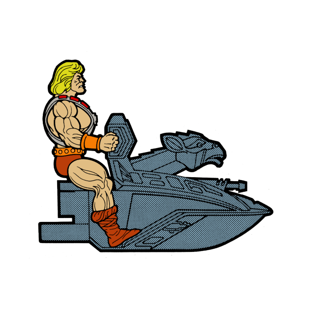 He-man Riding - He Man And The Masters Of The Universe - T-Shirt ...