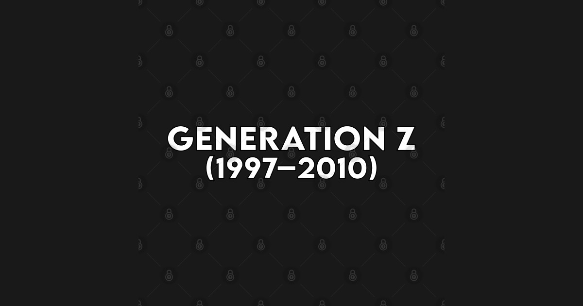 Generation Z or iGen - Born 1997- 2010 - White txt X 300 - Generation Z ...