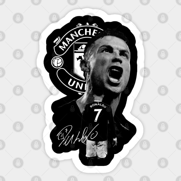 Cristiano Ronaldo Goat - Cristiano Ronaldo - Sticker | TeePublic