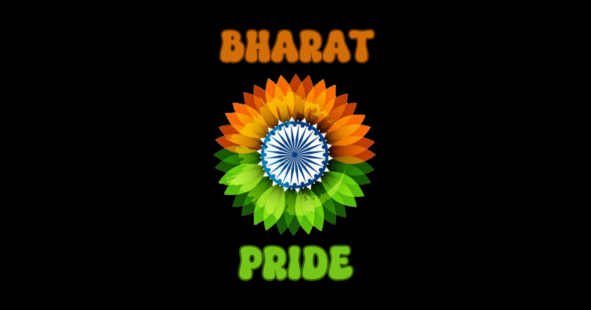 Bharat Pride India - Bharat - Sticker | TeePublic