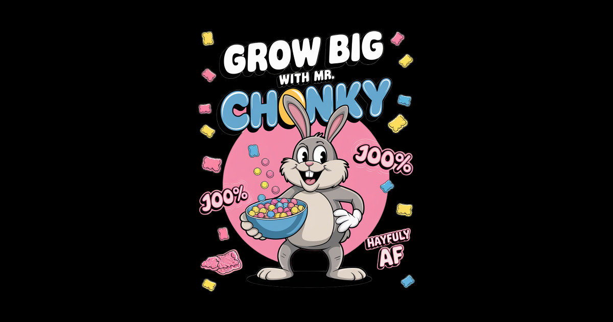 Big Chungus Cereal - Grow Big With Mr. Chungus meme - Big Chungus ...