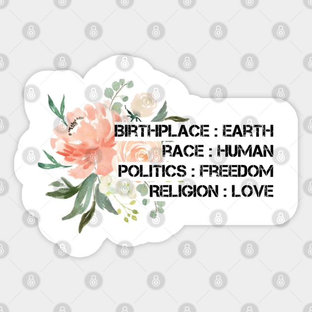Birthplace Earth, Race Human - Birthplace Earth Race Human Politics ...