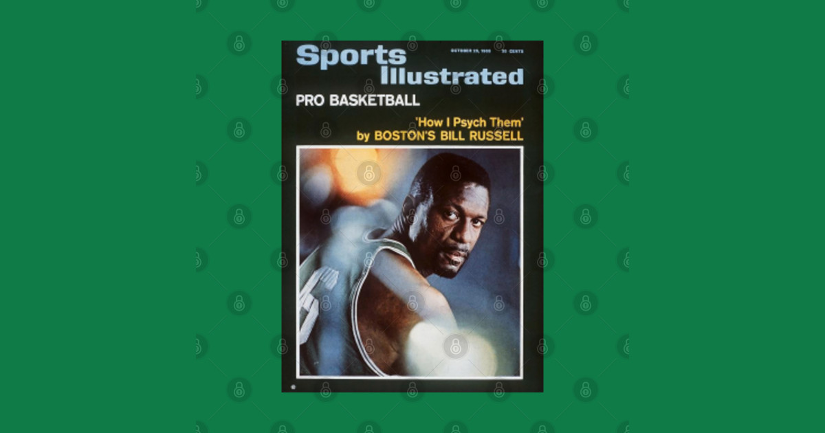 Bill Russell Boston Sports Illustrated - Bill Russell - T-Shirt | TeePublic