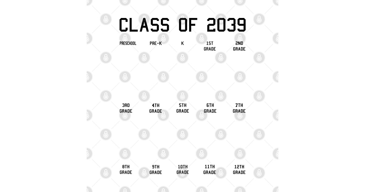 Class of 2039 Grow with Me Graduation Preschool First Day Handprints ...