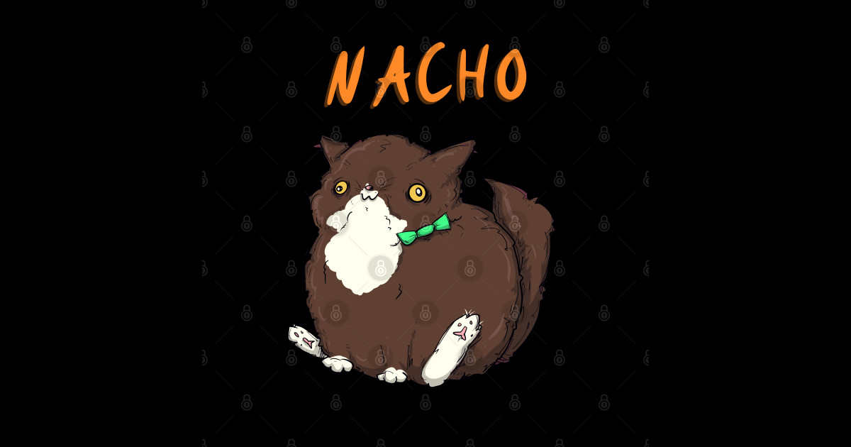 Nacho The Cat - Cat - Sticker | TeePublic