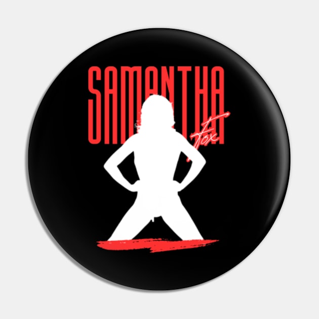 Samantha fox///80s retro fan art - Samantha Fox - Pin | TeePublic