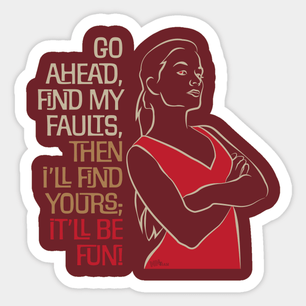 Find Fault-light - Fault - Sticker | TeePublic