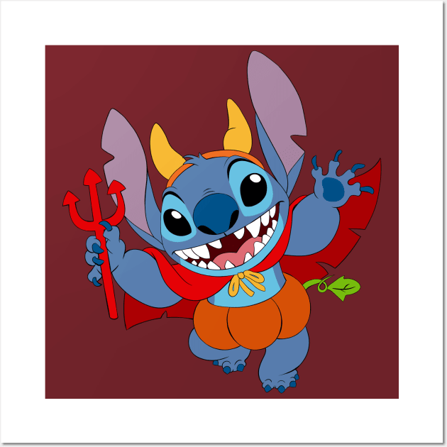Devil Stitch - Stitch - Posters and Art Prints | TeePublic