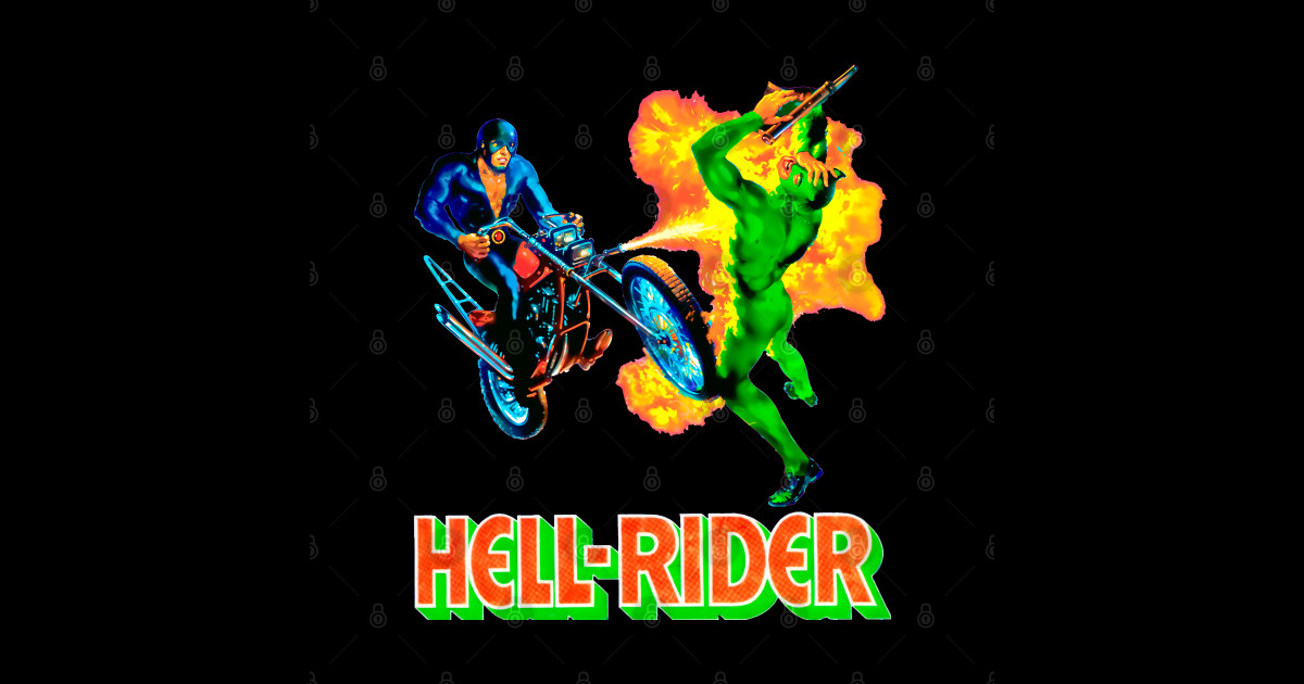 REVISTANGO #499 - Hell-Rider Masked Hero on a Chopper Blasts Flames at ...