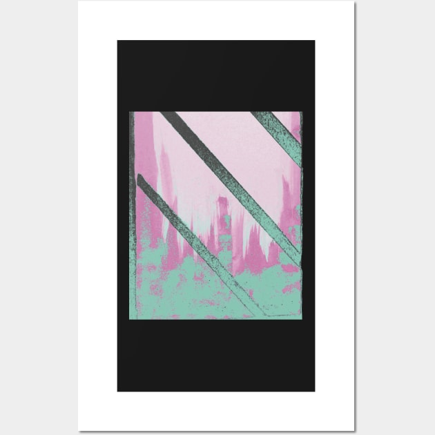 Cyberpunk Cityscape through Window - Blackartichoke - Posters and Art ...