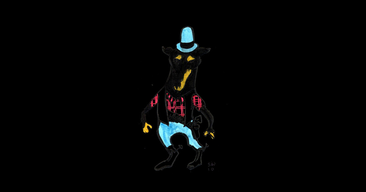 Doberman Cowboy - Doberman Pinscher - Sticker | TeePublic