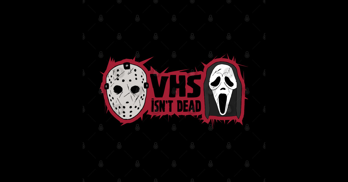 Vhs isn't DEAD - Vhs - Sticker | TeePublic